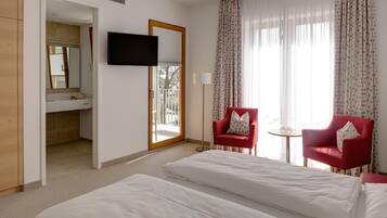 Cofre no quarto, secretária, quartos insonorizados