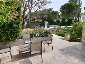 Quarto (Le Pigeonnier) | Terraço/pátio interior