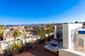 Área externa para banquete