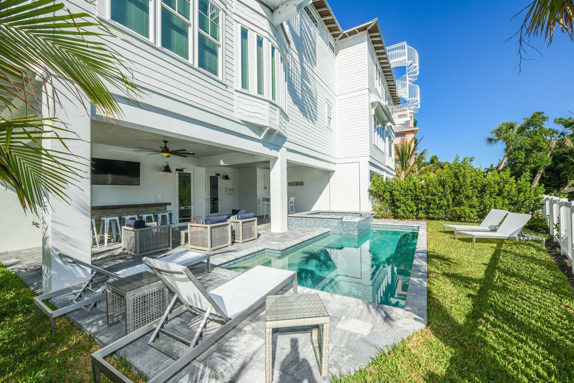 Unique private Canal home w/pool- walk to Village - Siesta Key | Vrbo