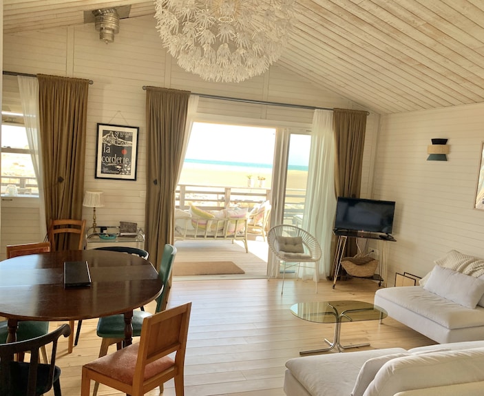 Authentique Chalet Sur Pilotis Face à La Mer (15 M)-prestations 4 éToiles-wifi - Gruissan