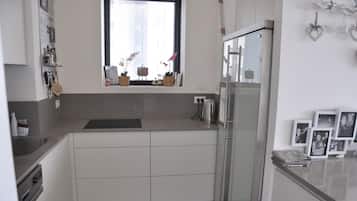 Apartamento elite, 3 quartos | 3 quartos, roupas de cama premium, ferros/tábuas de passar roupa
