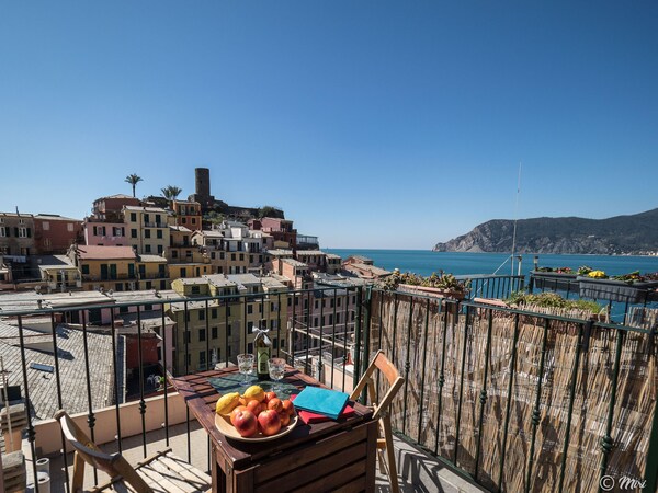 La Torretta Dei Merli Studio With Unique Views - Vernazza