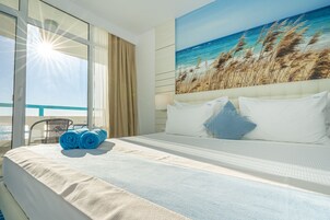 Quarto Duplo Standard, 1 cama king-size, vista para o mar | Minibar, cofre no quarto, quartos insonorizados, Wi-fi grátis 