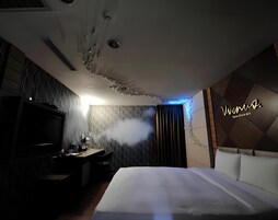 Edredões de penas, secretária, cortinas/cortinados opacos, Wi-fi grátis 