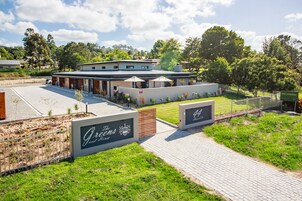 Entrada do alojamento