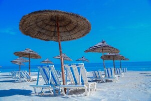 Uma praia privada 