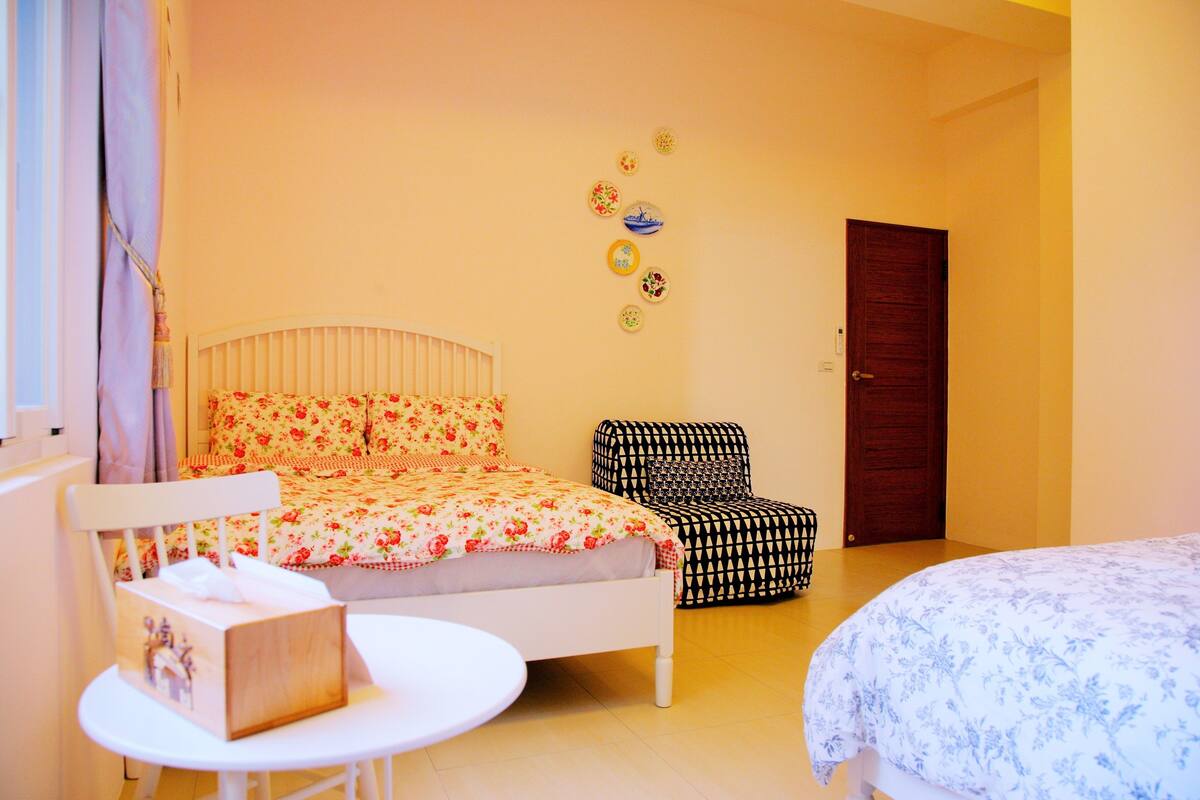 Quarto Quádruplo Superior | 3 quartos, lençóis de algodão egípcio, roupa de alta qualidade