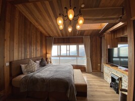 Quarto casal clássico, vista para a montanha | 1 quarto, cortinas blackout, quartos à prova de som, roupa de cama