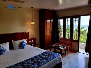 Roupas de cama premium, edredons de pluma, frigobar