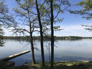 Lovely lakefront log cabin on Eight Point Lake. Relax or have fun in ...
