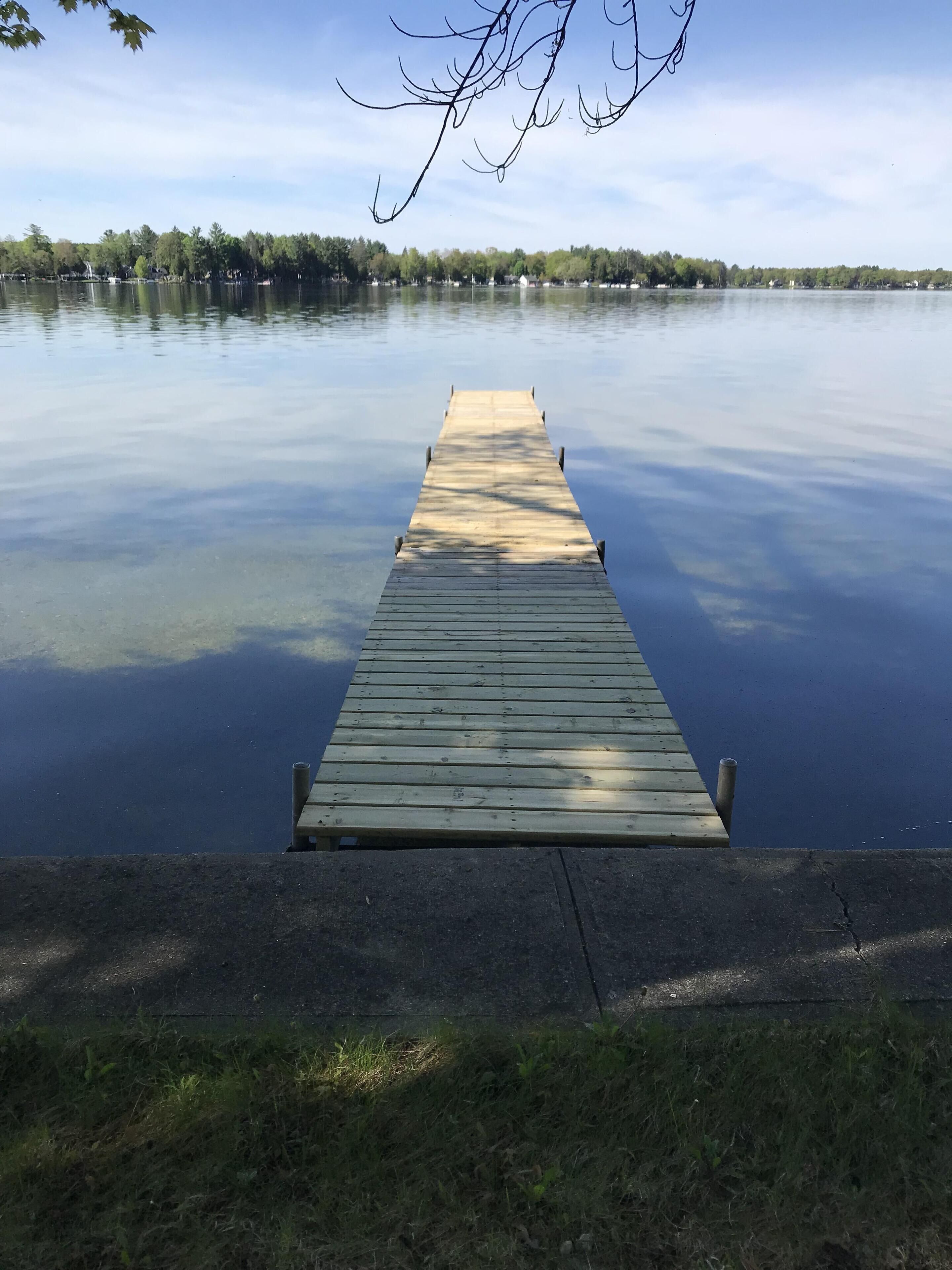 Lovely lakefront log cabin on Eight Point Lake. Relax or have fun in ...