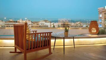 Terraço no piso superior