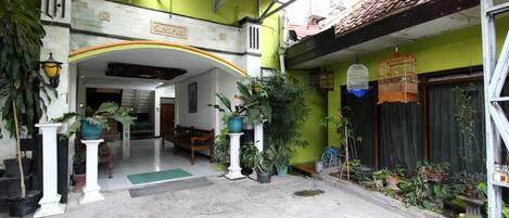 Entrada do alojamento