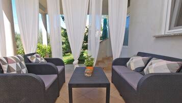 Apartamento, 2 quartos (611/1463) | Terraço/pátio interior