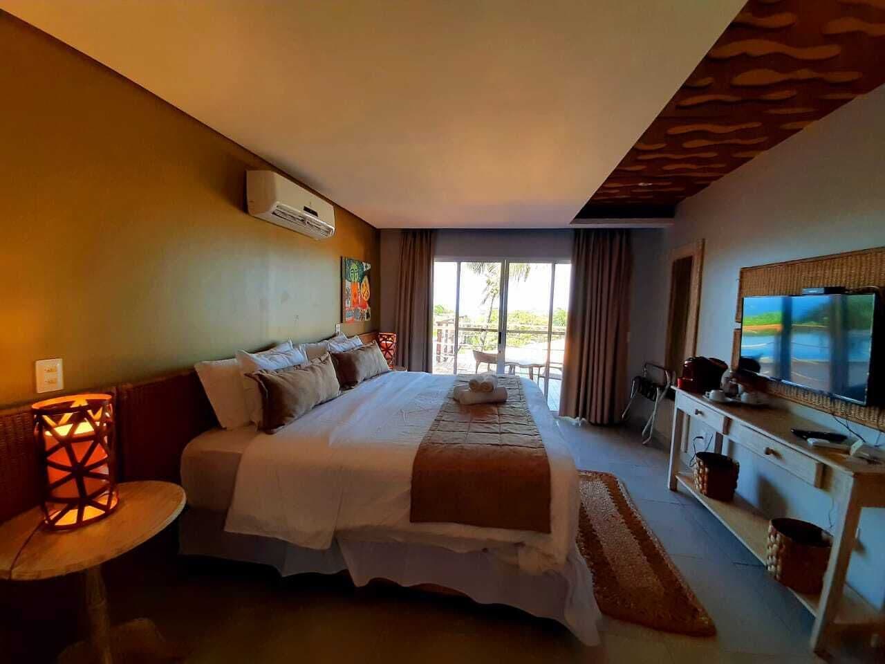 LUXO COM VISTA PARA O MAR | 1 quarto, frigobar, cofres nos quartos, individualmente decorados