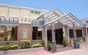 Entrada do alojamento