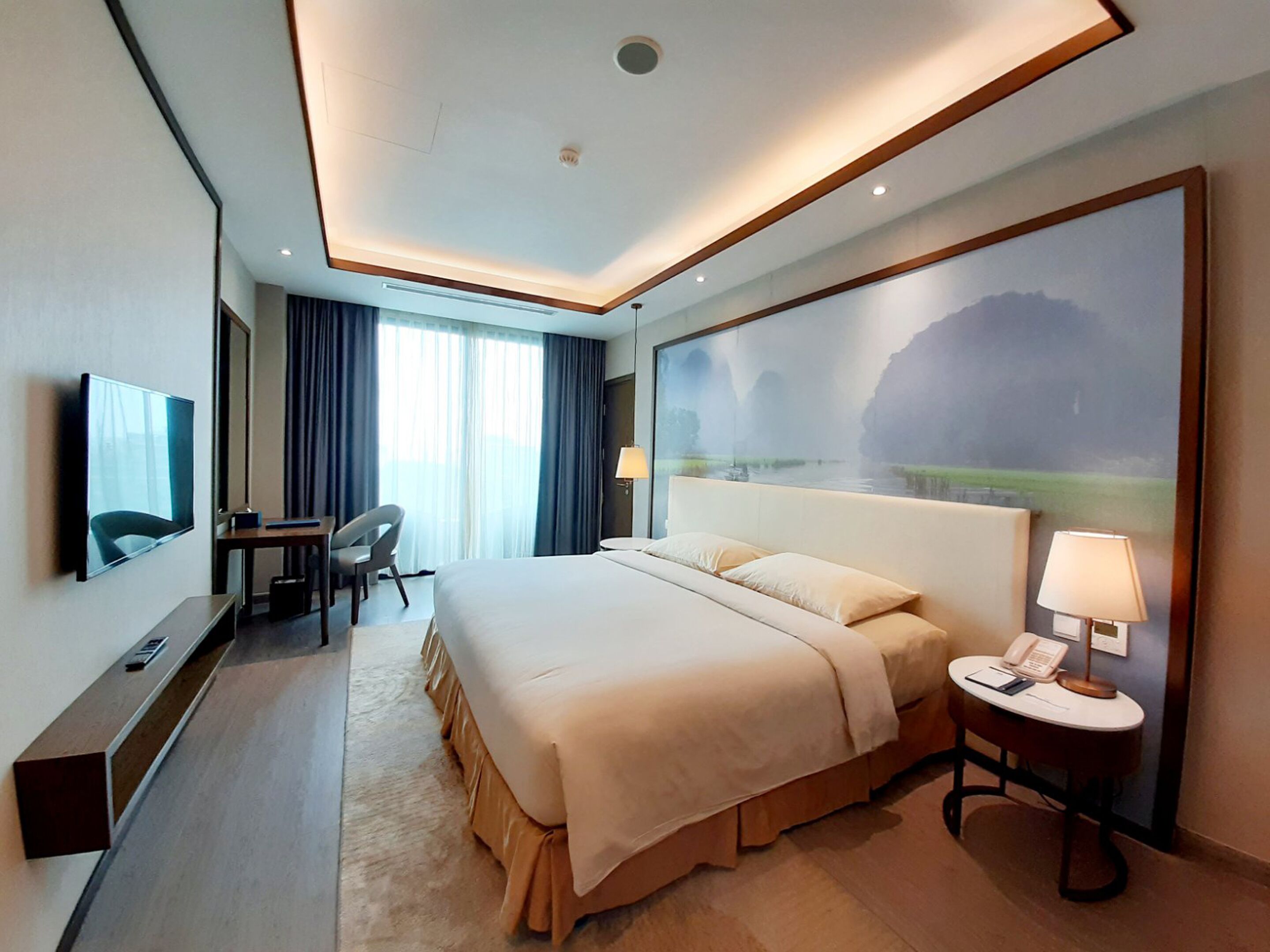 Quarto Nobre, 1 cama king-size, vista para a piscina (Comfort) | Vista do quarto