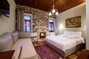 Quarto casal (Fireplace) | Individualmente decorados, individualmente mobiliados, escrivaninha