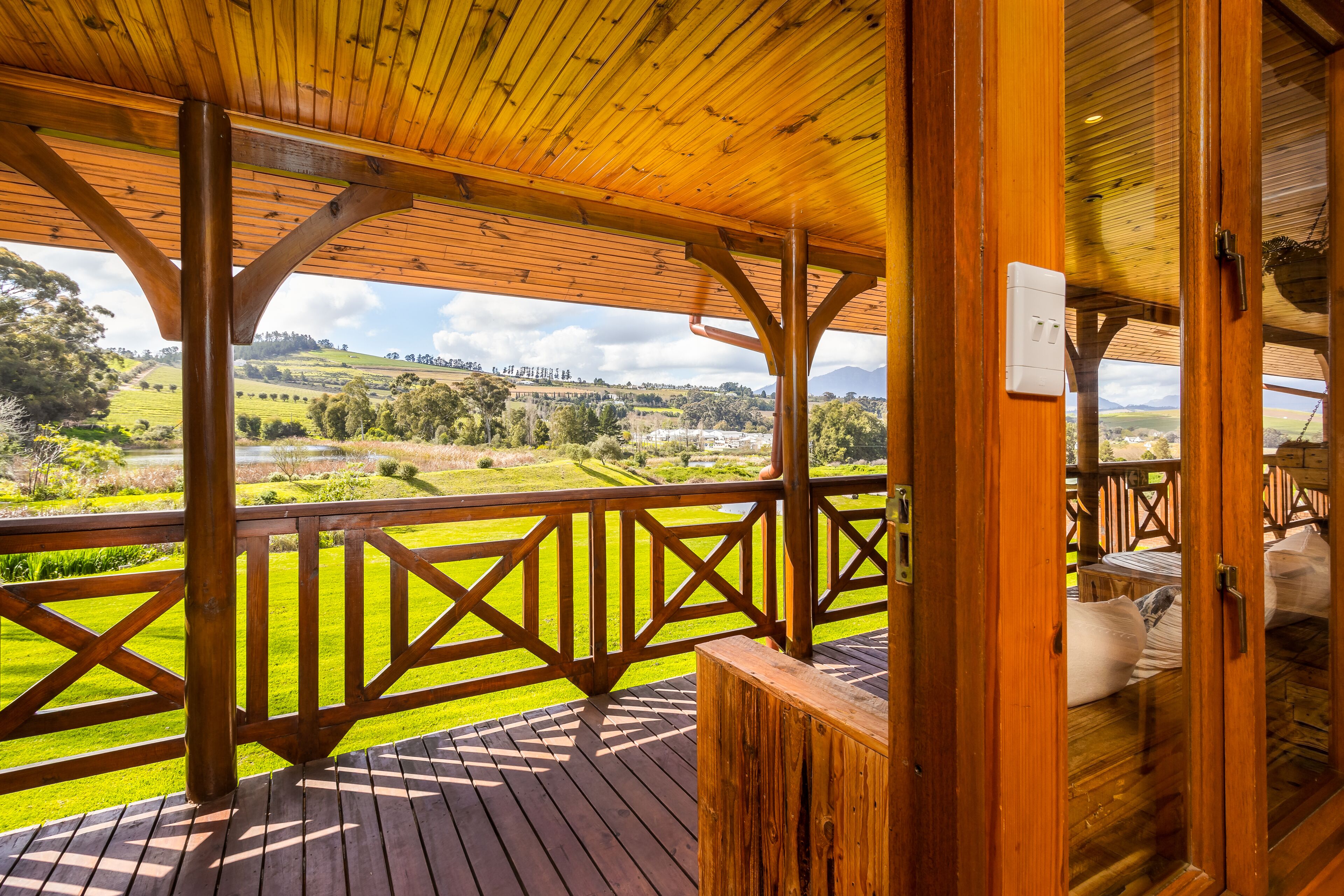 Chalé superluxo, 1 quarto | Terraço/pátio