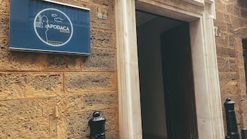 Entrada do alojamento