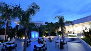 Área externa para banquete
