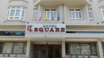 Entrada do alojamento