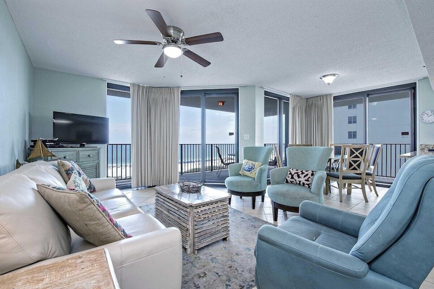 Nicely Updates Phoenix Vi 801 Orange Beach Gulf Front 3 Bedroom By Prickett Properties - Alabama