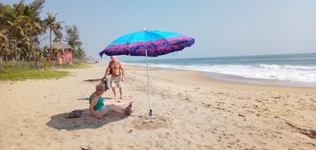 Na praia 