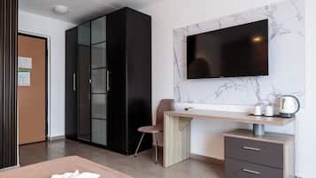 Quarto Duplo Comfort | 1 quarto, com decoração personalizada, com mobília individualizada