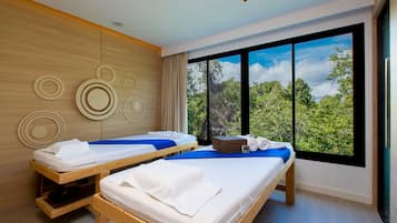 Sala(s) para tratamentos a casais, tratamentos corporais, aromaterapia