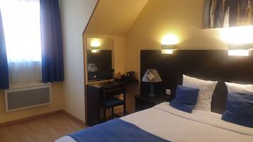 Quarto solteiro conforto | 1 quarto, roupas de cama premium, cortinas blackout