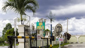 Entrada do alojamento
