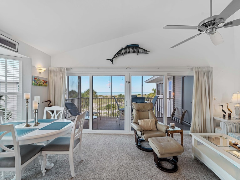 Enjoy A Beautiful Gulf Sunset From The Screened Porch On Resort Villa A3221b - Stump Pass Beach State Park, Englewood