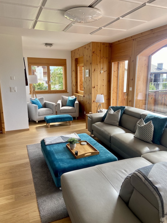 Chalet Auf 1500m In Anzere Skigebiet (Www. Anzere. Ch), Schweizer Alpen Mit Herrlicher Aussicht - Schweiz