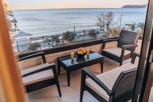 Apartamento, 1 quarto, terraço, vista para o mar | Terraço/pátio interior