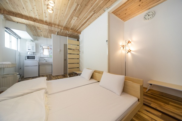 Quarto Twin (Room 7) | Wi-fi grátis, roupa de cama fornecida