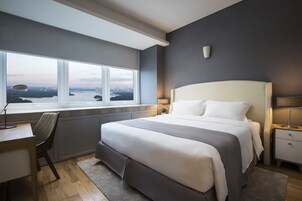 Apartamento Deluxe, 1 quarto, Vista para a cidade | Vista do quarto