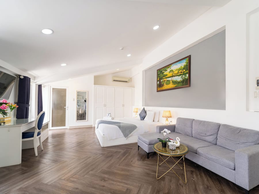 Apartamento família | 1 quarto, frigobar, cofres nos quartos, escrivaninha