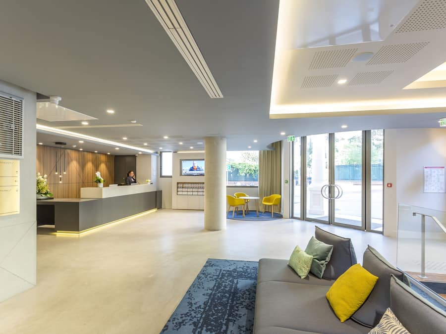 Sala de estar do lobby