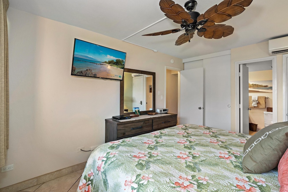 Schöne Tropische Ozean-ansicht 1b / 2ba Kihei Eigentumswohnung - Hawaii
