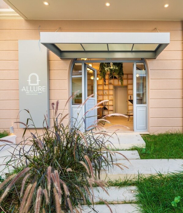 Entrada do alojamento