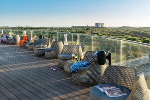 Espaço exterior para banquetes