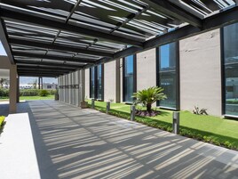 Entrada do alojamento