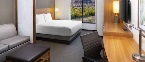 Roupas de cama premium, edredons de pluma, camas Tempur-Pedic