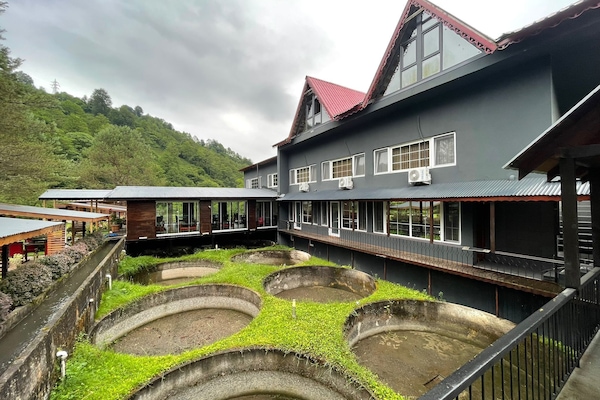 Quarto triplo conforto, para não fumantes, vista para a piscina | Vista do quarto