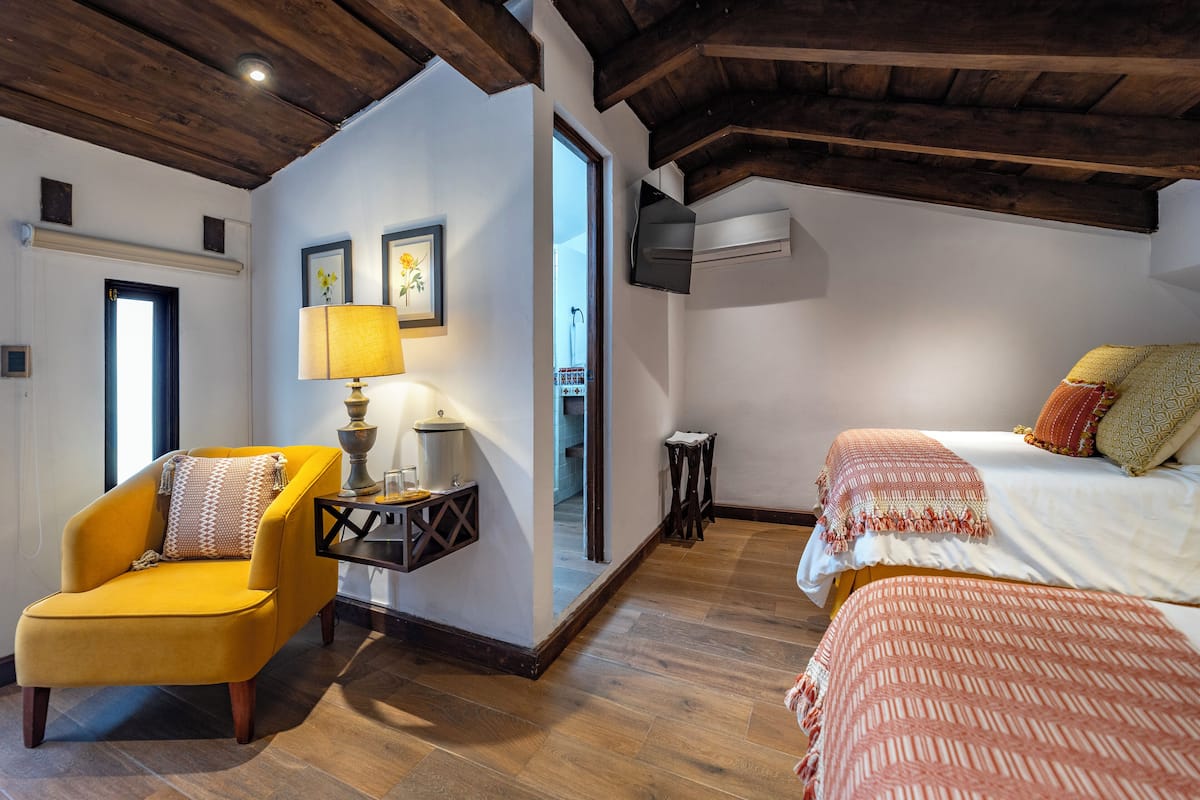 Quarto Duplo Standard, 1 quarto | 1 quarto, lençóis de algodão egípcio, roupa de alta qualidade