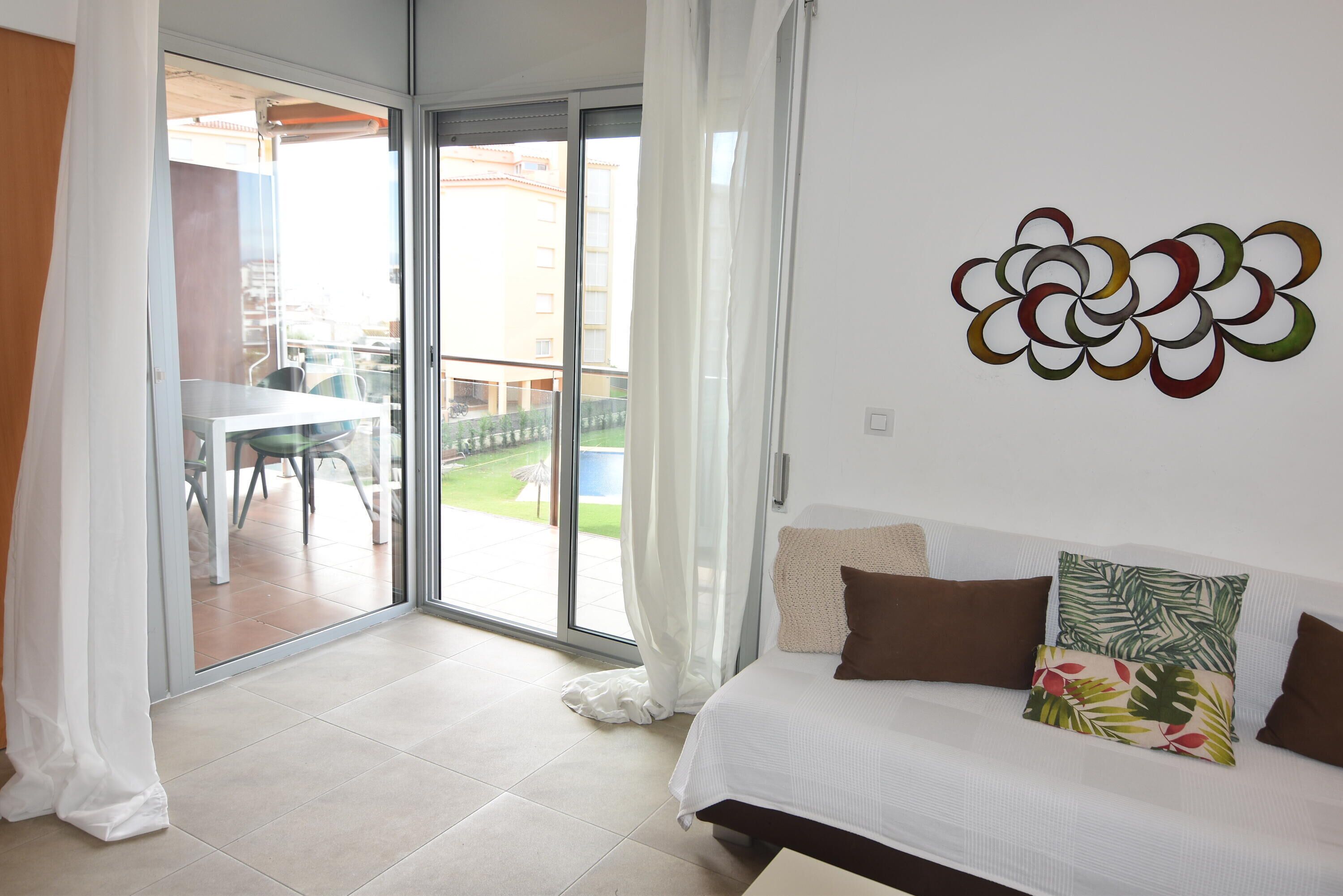 Charming Apartment In Roses, Costa Brava! 2 Bedrooms, Pool, Near The Beach. Book Your Vacation! - Roses