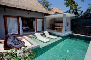 Villa Executiva, 1 quarto, piscina privativa, vista para a piscina | Exterior