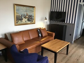 Apartamento Deluxe, 1 quarto, cozinha | 1 quarto, Wi-fi grátis, roupa de cama fornecida